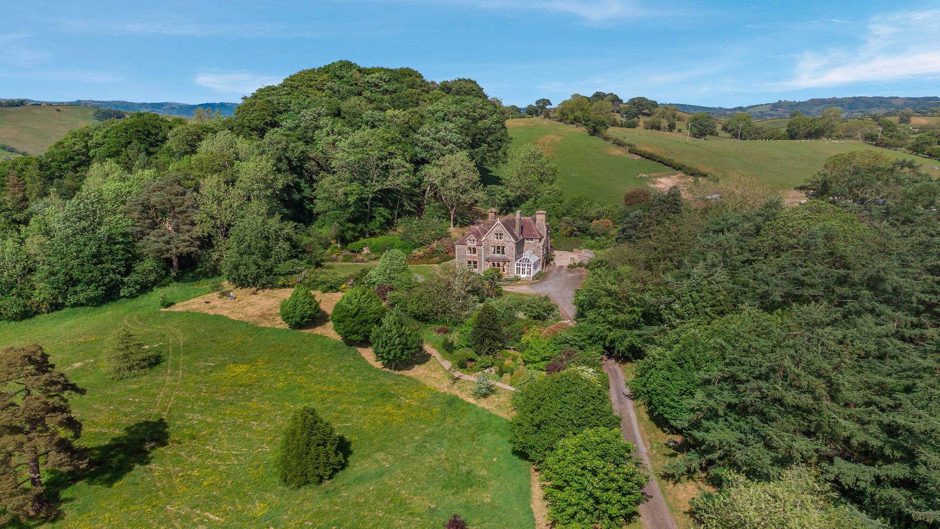 Splendid isolation overlooking one of Britain's tiniest towns, with a ...