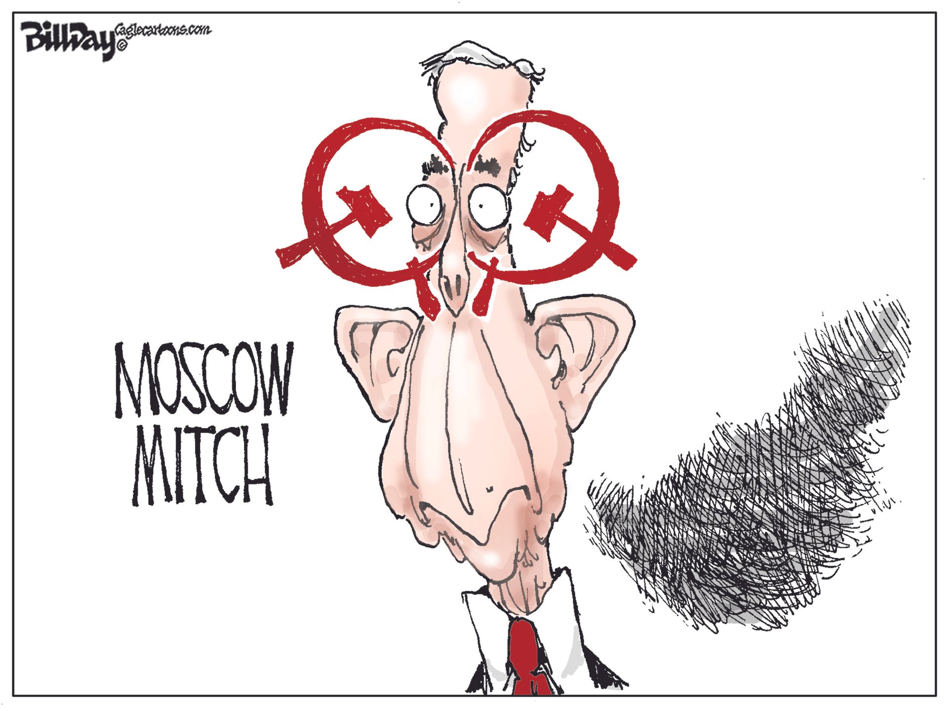 5 Brutally Funny Cartoons About Mitch Mcconnells Russia Inaction The