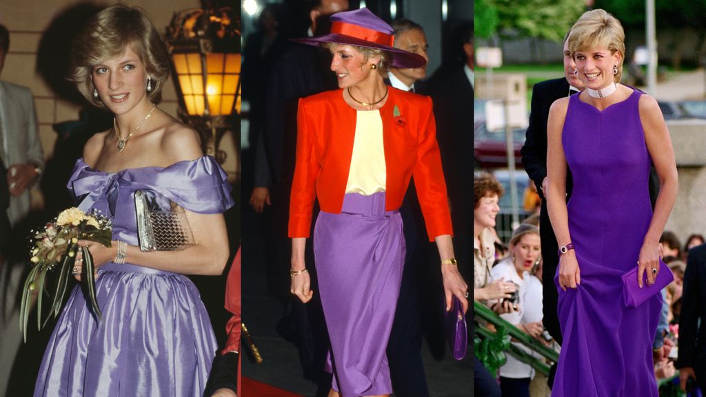 Princess Diana Was The Original Queen of Fall's Regal Purple Trend ...
