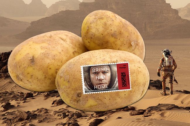 'The Martian' Wants to Mail You a Potato: Movie Offers Stamped Spuds ...