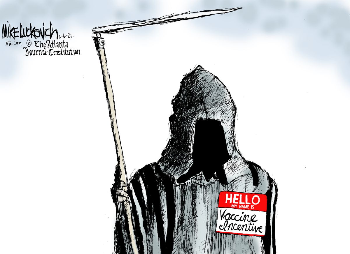 5 sharply funny cartoons about vaccine incentives | The Week