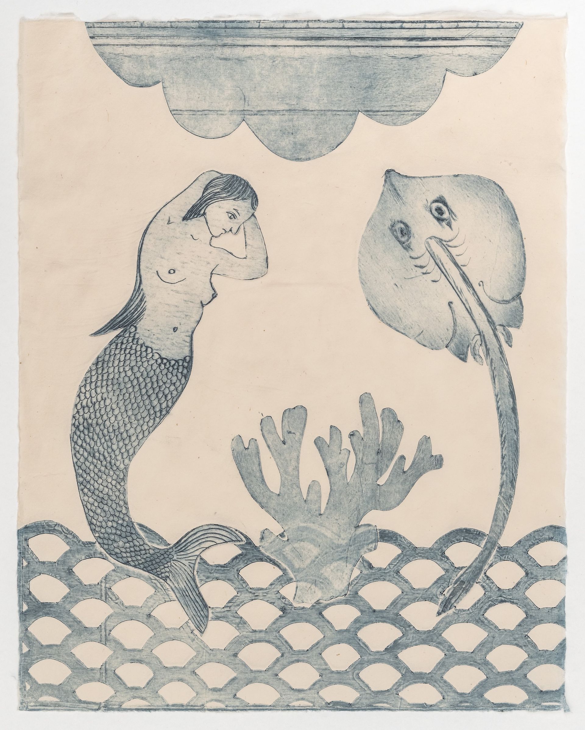 Artist Lauren Drescher’s mythical mermaid prints at Planthouse New York ...
