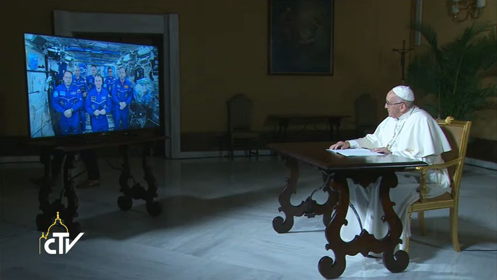 Hello to the Heavens: Pope Francis Phones the Space Station | Space