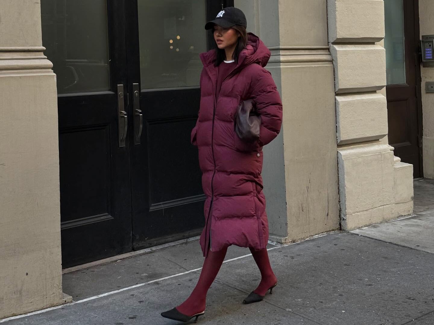4 Chic Ways To Style A Puffer Jacket Who What Wear