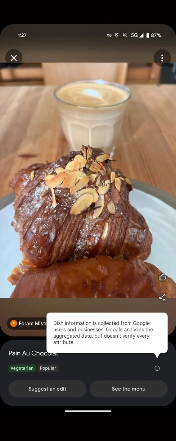 Google Maps now identifies the menu items in restaurant food photos ...