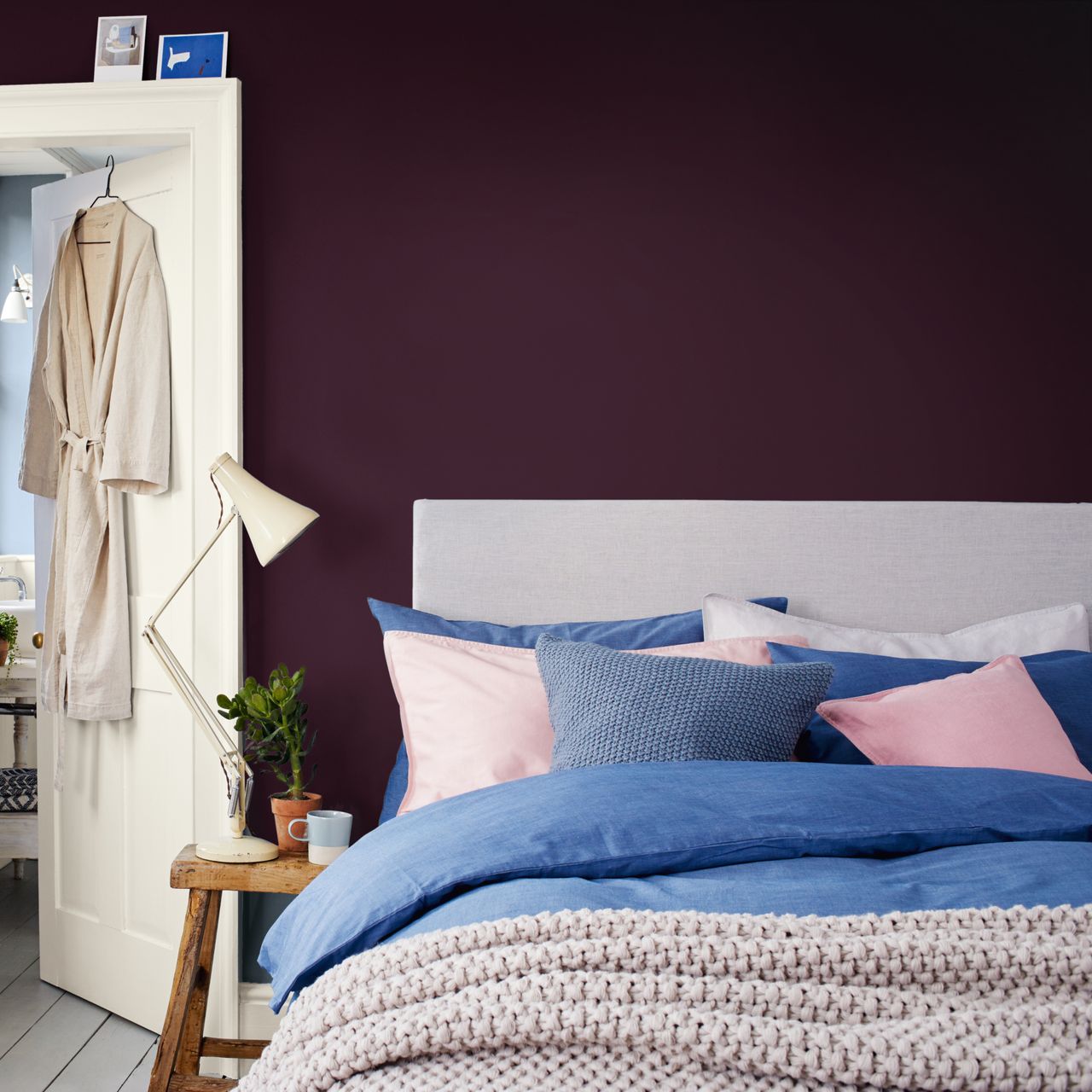 Damson room ideas - the stand-out autumn colour trend | Ideal Home