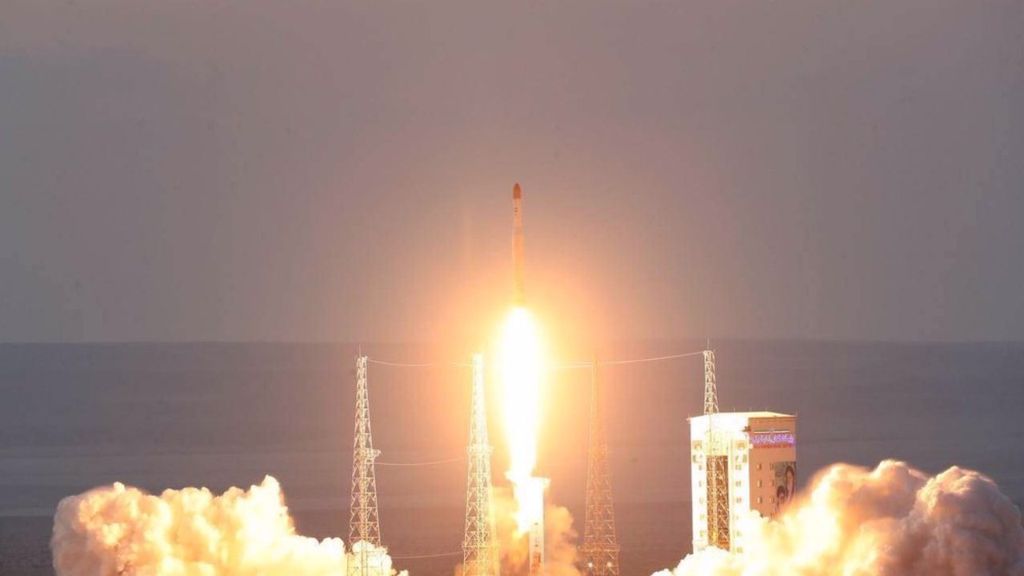 Iran launches military satellite, sending nation's largest payload to ...