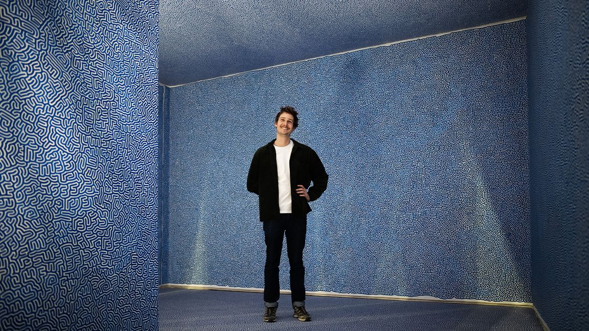 Artist Jules Wittock reveals the hidden secret to his mesmerising maze ...