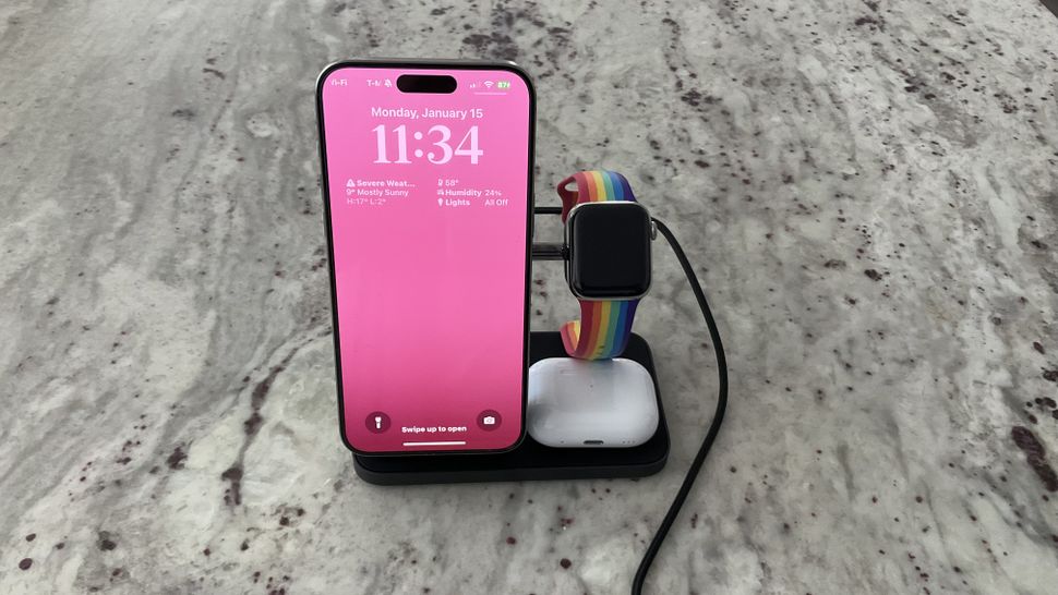 NOMAD Stand One Max Review: Classy but imperfect 3-in-1 MagSafe charger ...