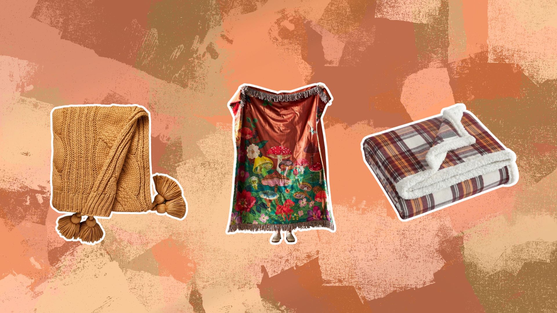 9 fall throw blankets that are perfect for wrapping up in | Real Homes