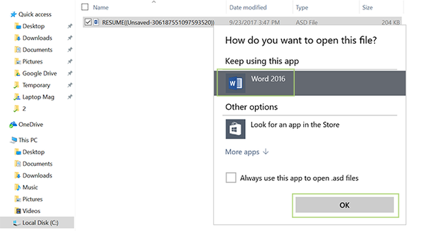 How to Recover a Deleted or Unsaved File in Microsoft Word | Laptop Mag